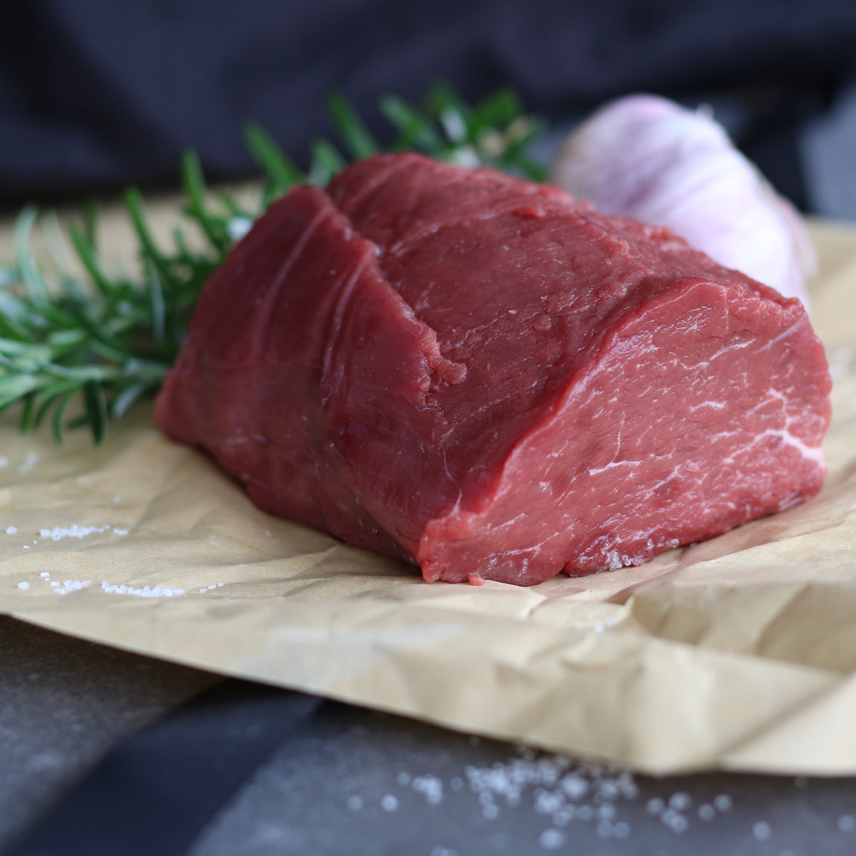 Organic Grass Fed Eye Fillet - Whole Tenderloin - $55/kg – Black Box ...